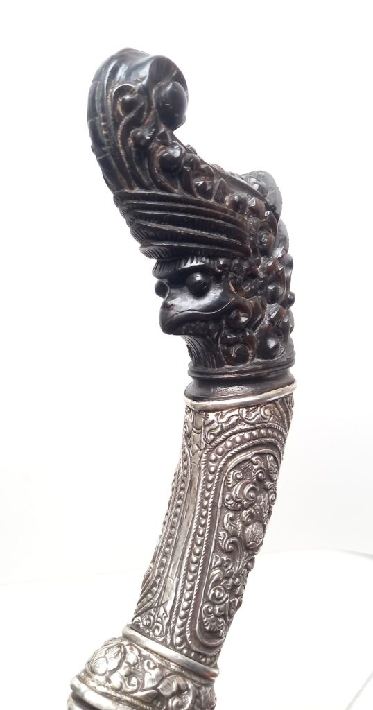 Klewang Lombok Ayat Koftgari 0324 - The Malay Art Gallery