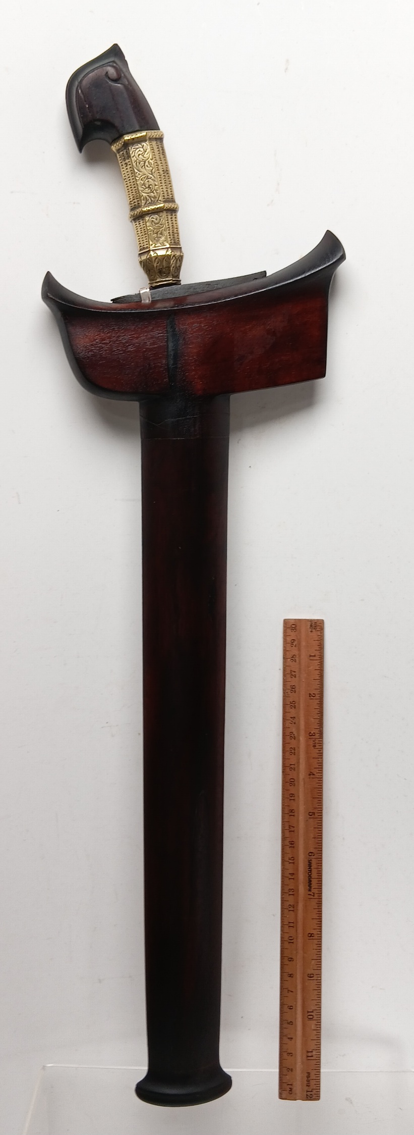 Keris Sundang Luk 3 Sulu Borneo 0126 - The Malay Art Gallery